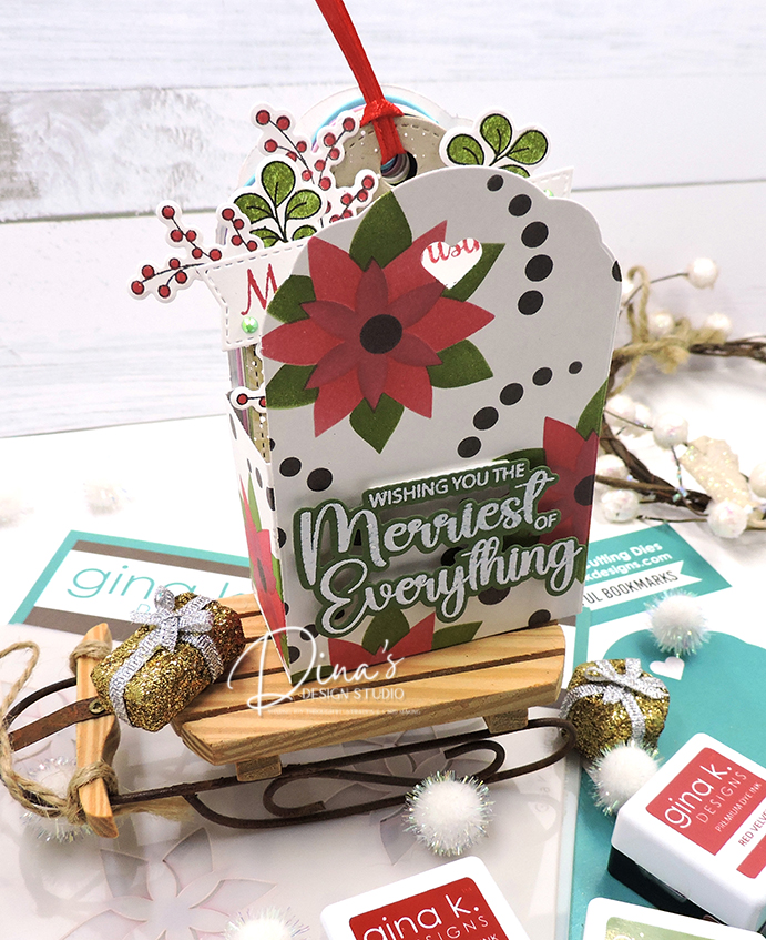 Christmas Gift Tags & Gift Tag Holder - Dina's Design Studio